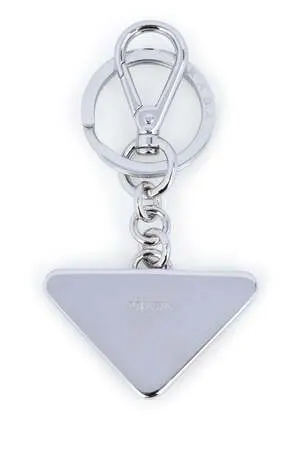 Prada Metal Triangle Keychain