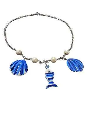 Marni Chain Necklace With Fish Pendant