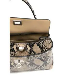 Balenciaga Beige Snakeskin Effect Tote Bag