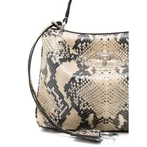 Balenciaga Beige Snakeskin Effect Tote Bag
