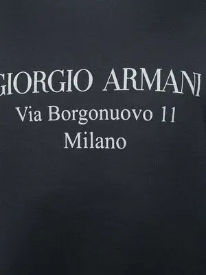 Giorgio Armani Cotton Double Jersey Sweatshirt