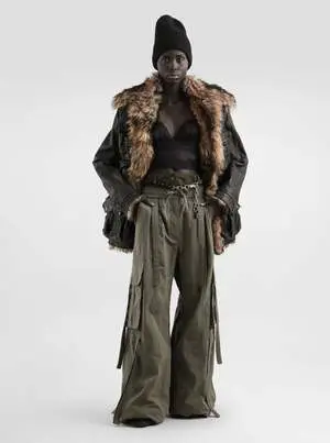 Dolce & Gabbana Cotton Blend Cargo Pants - Multicolor