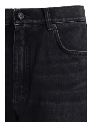 Balmain Loose-fit Denim Jeans - Black