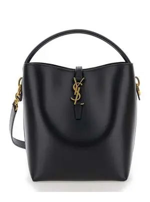 Saint Laurent Le 37" Smooth Leather Bucket Bag - Multicolor