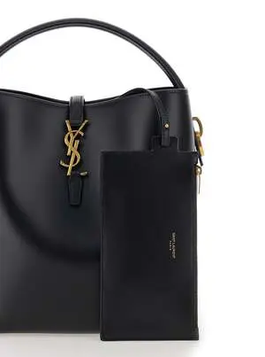 Saint Laurent Le 37" Smooth Leather Bucket Bag - Multicolor