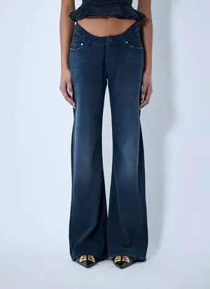 Balenciaga BALENCIAGA Curved Waist Jeans Blue
