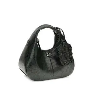 GANNI Embossed Shoulder Bag
