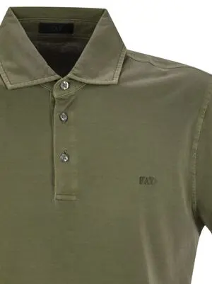 FAY Cotton Jersey Polo Shirt - Multicolor