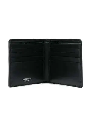 Saint Laurent Cassandre East/west Smooth Leather Wallet