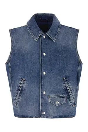 Givenchy Denim Trucker Jacket - Multicolor