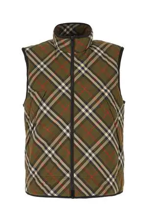 Burberry Checked Vest - Multicolor