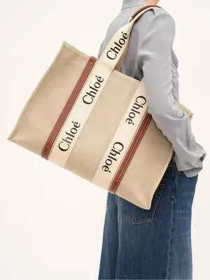 Chloé Large Woody Tote Bag - Multicolor