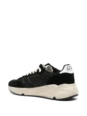 GOLDEN GOOSE Fabric And Suede Running Sole Sneakers
