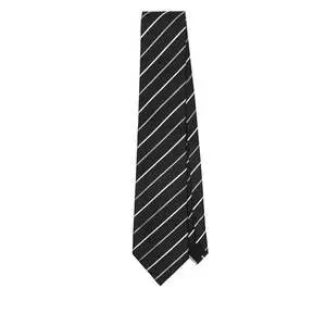 Saint Laurent Silk Bow Tie - Black