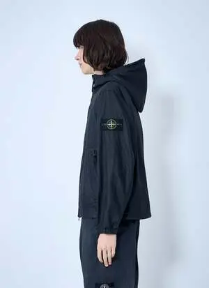 Stone Island Technical Hooded Jacket - Black