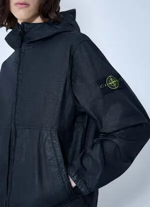 Stone Island Technical Hooded Jacket - Black