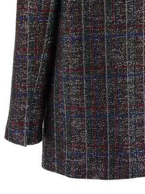 Missoni Sequin Tartan Double-breasted Blazer - Multicolor