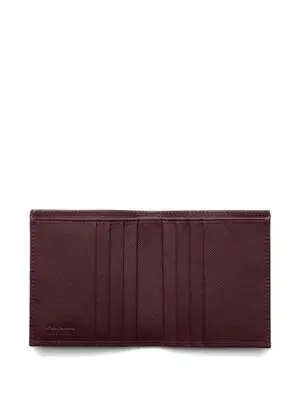 Prada Saffiano Leather Wallet - Red