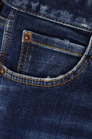 Dsquared2 Slim Fit Distressed Jeans - Multicolor