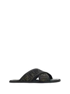 Fendi Logo Sandals For Men
