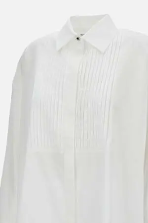 GOLDEN GOOSE Oversized Poplin Shirt With Pleated Details - Multicolor