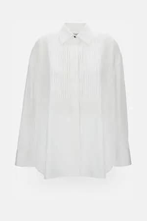GOLDEN GOOSE Oversized Poplin Shirt With Pleated Details - Multicolor