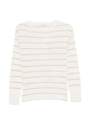 Max Mara Cashmere And Silk Striped Sweater - Multicolor