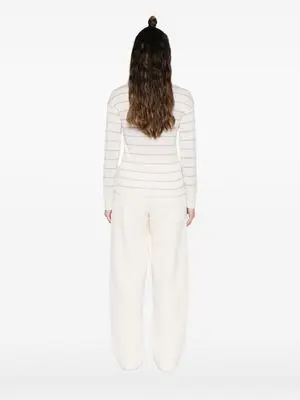 Max Mara Cashmere And Silk Striped Sweater - Multicolor