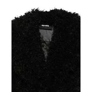 ROTATE BY BIRGER CHRISTENSEN Textured Faux Fur Coat