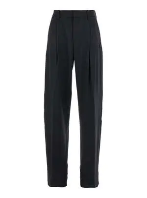 Moncler Pleated Tech Wool Trousers - Multicolor