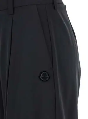 Moncler Pleated Tech Wool Trousers - Multicolor