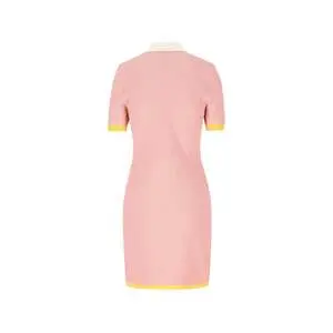 Fendi Short Sleeve Polo Dress - Pink