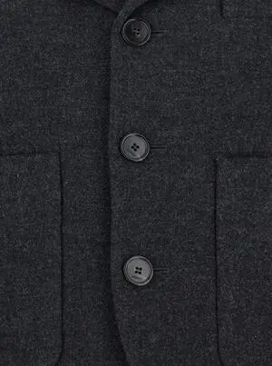 Gucci Single-breasted Wool Jacket With Notched Lapels