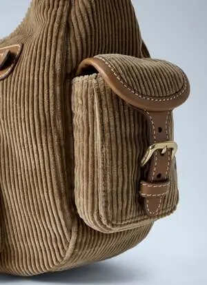 Miu Miu Corduroy Shoulder Bag