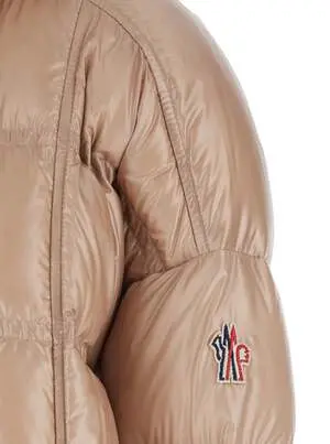 Moncler Quilted Down Jacket With Drawstring Hood - Multicolor
