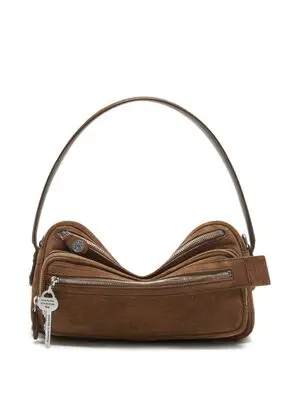 Acne Studios Camero Suede Shoulder Bag - Multicolor