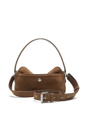 Acne Studios Camero Suede Shoulder Bag - Multicolor