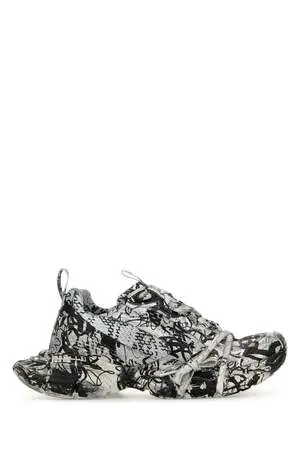 Balenciaga 3xl Printed Mesh And Rubber Sneakers - Multicolor