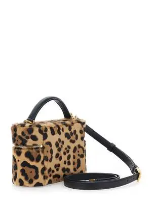 Saint Laurent Gaby Mini Leopard Print Pony Skin Bag - Multicolor