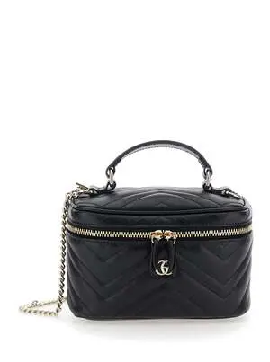 GUCCI GUCCI Quilted Leather Handbag With GG Plate