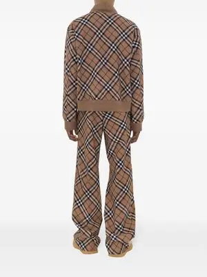 Burberry Check Wool Blend Harrington Jacket - Multicolor