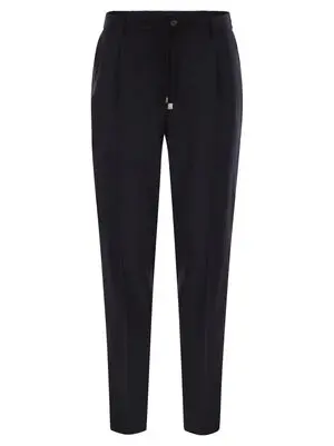 Peserico PESERICO Virgin Wool Trousers Blue