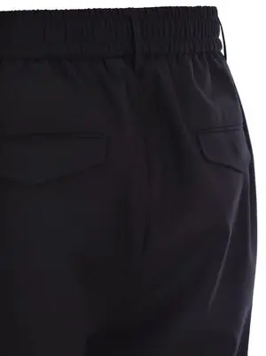 Peserico Virgin Wool Trousers - Blue