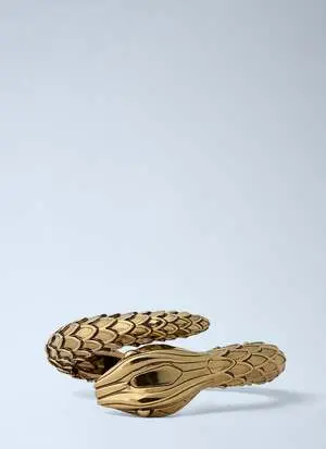 Chloé Tone Brass Snake Bracelet - Gold