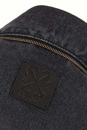 Off-White Denim Vest With Zip Details