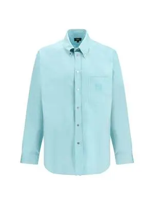 Fendi Oxford Cotton Shirt - Blue