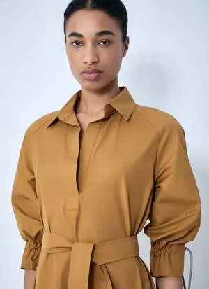 Max Mara Belted Shirt Dress