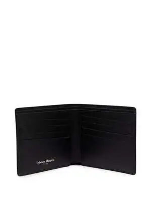 MAISON MARGIELA Bi-fold Wallet With Four Stitches - Black