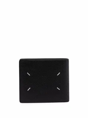 MAISON MARGIELA Bi-fold Wallet With Four Stitches - Black