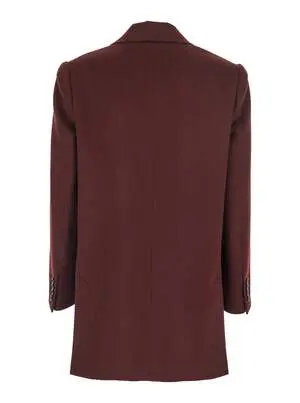 Max Mara Wool Single-breasted Jacket - Multicolor